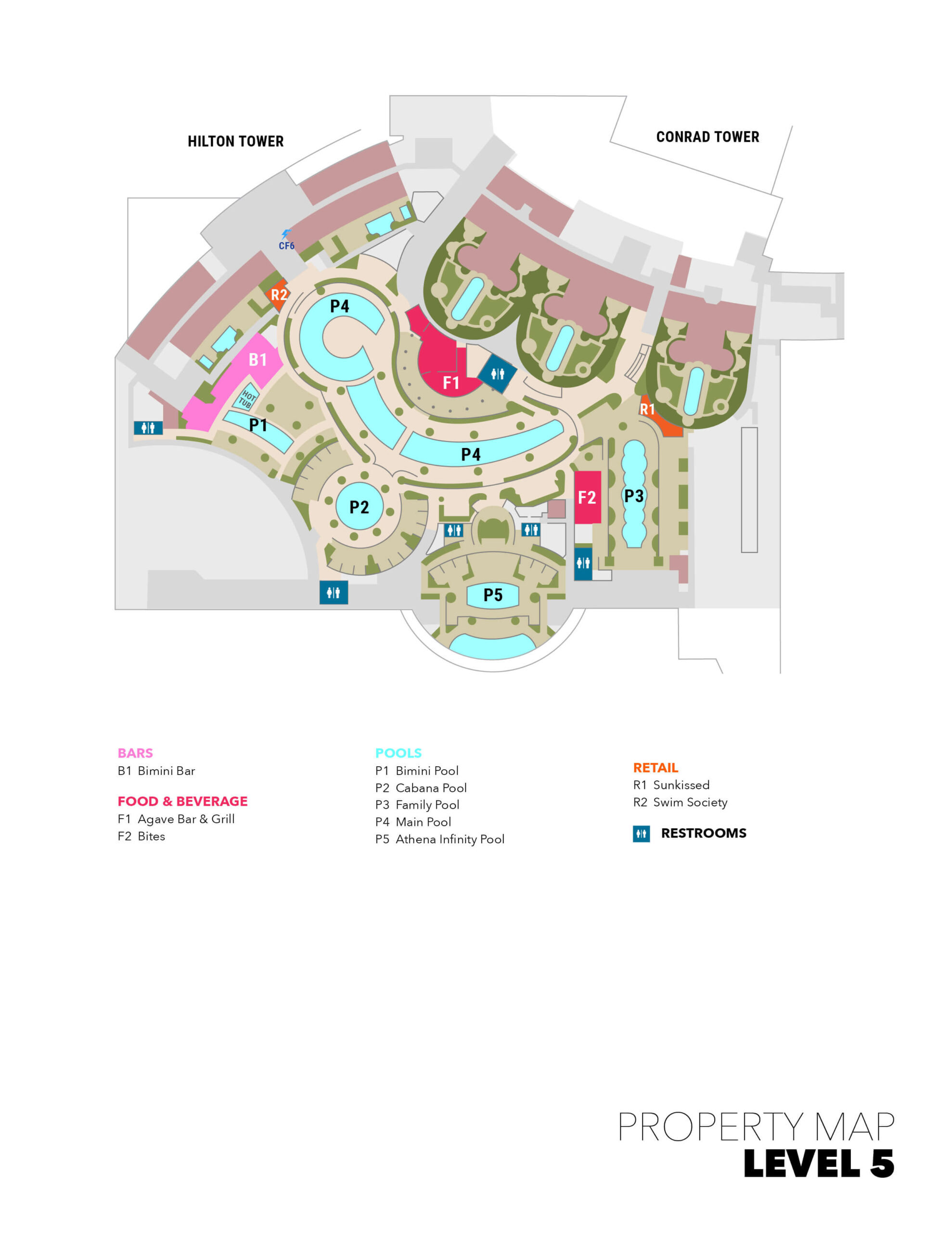 Las Vegas Casino | Property Map | Resorts World Las Vegas
